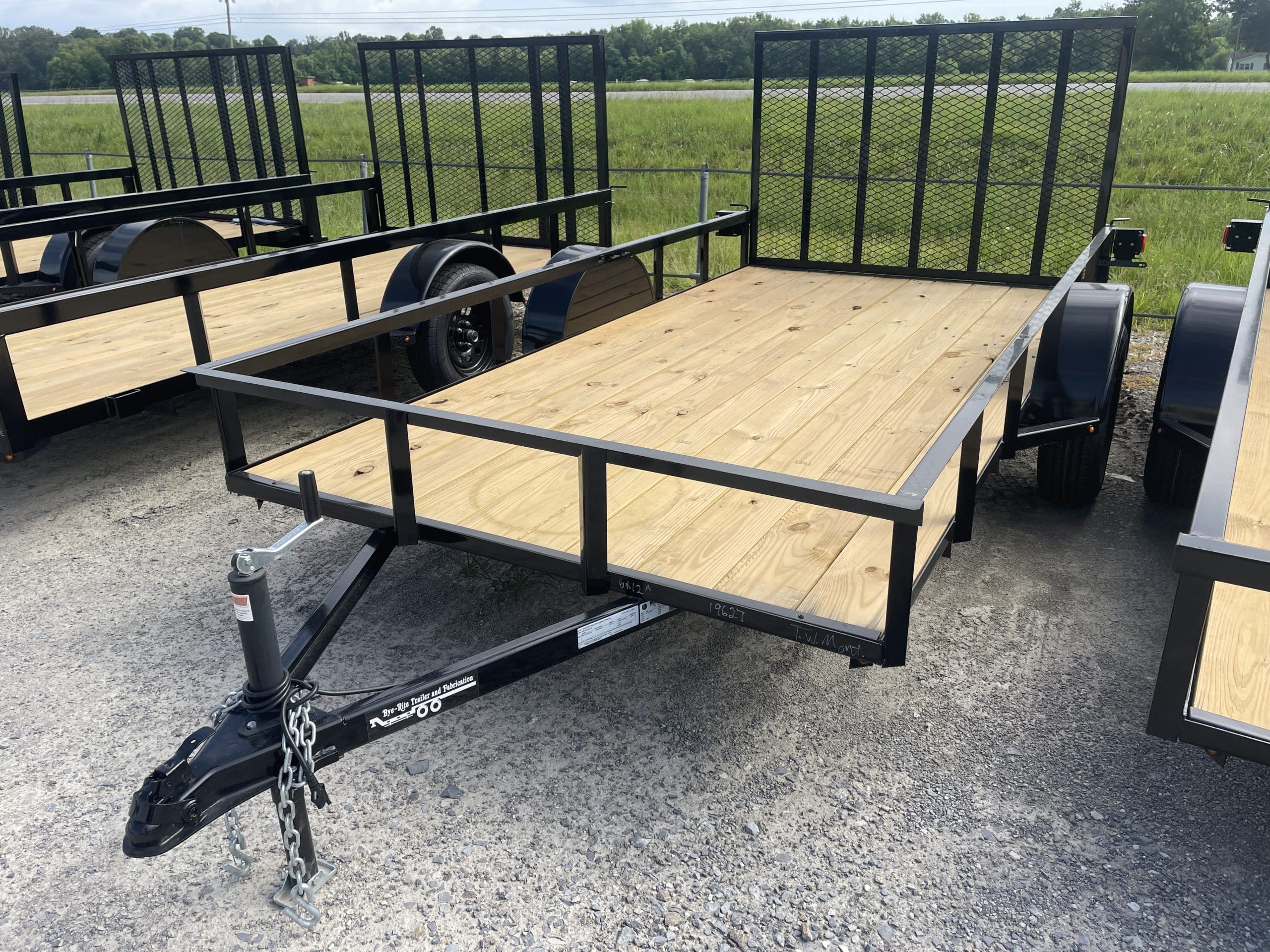 2025 Bye Rite 6'x12' 3k 2x2 Angle Utility Trailer - Trailer World