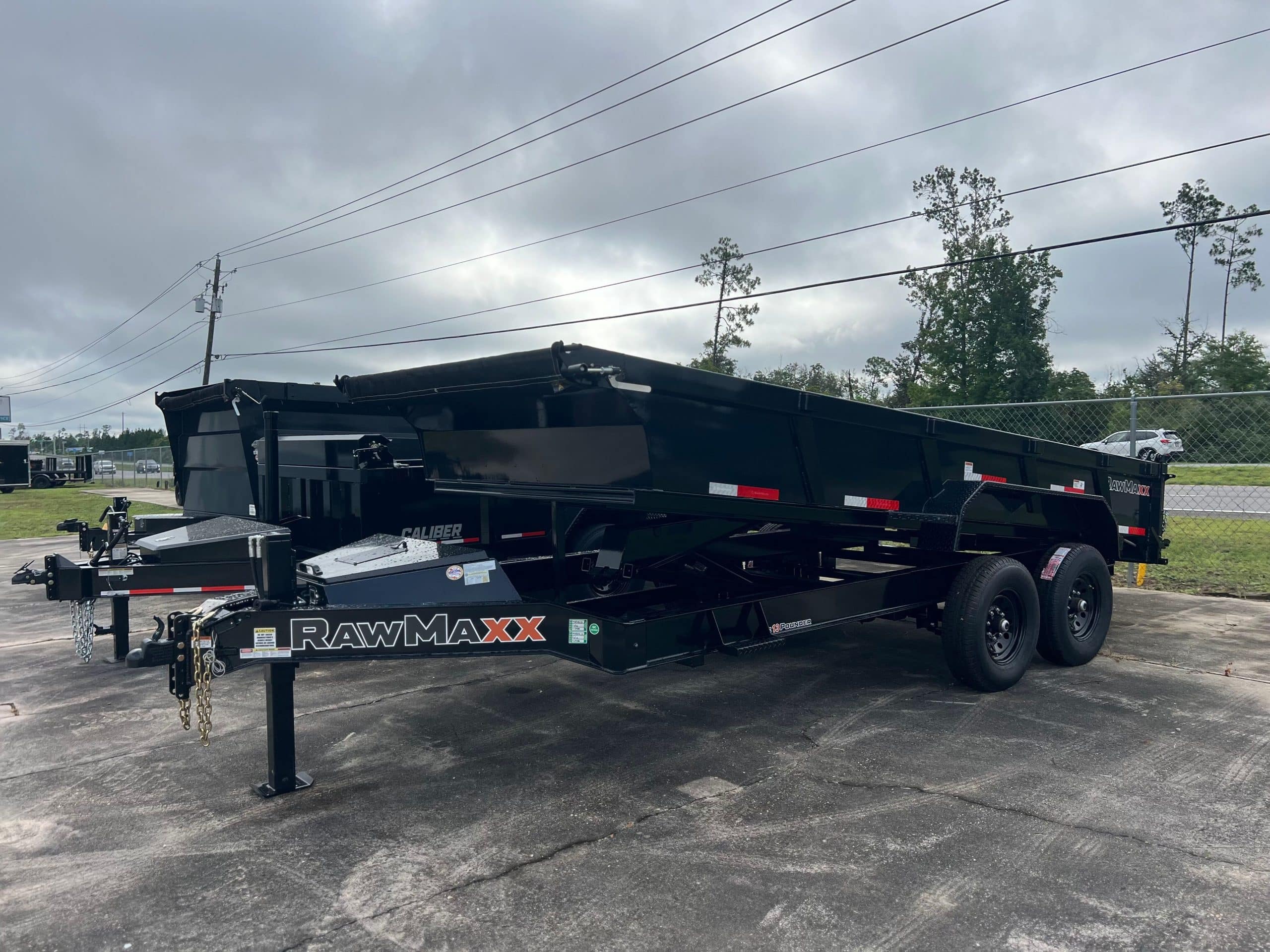 2025 Raw Maxx LPX 16'x83" 14k Hyd Jacks BP Dump Trailer - Trailer World