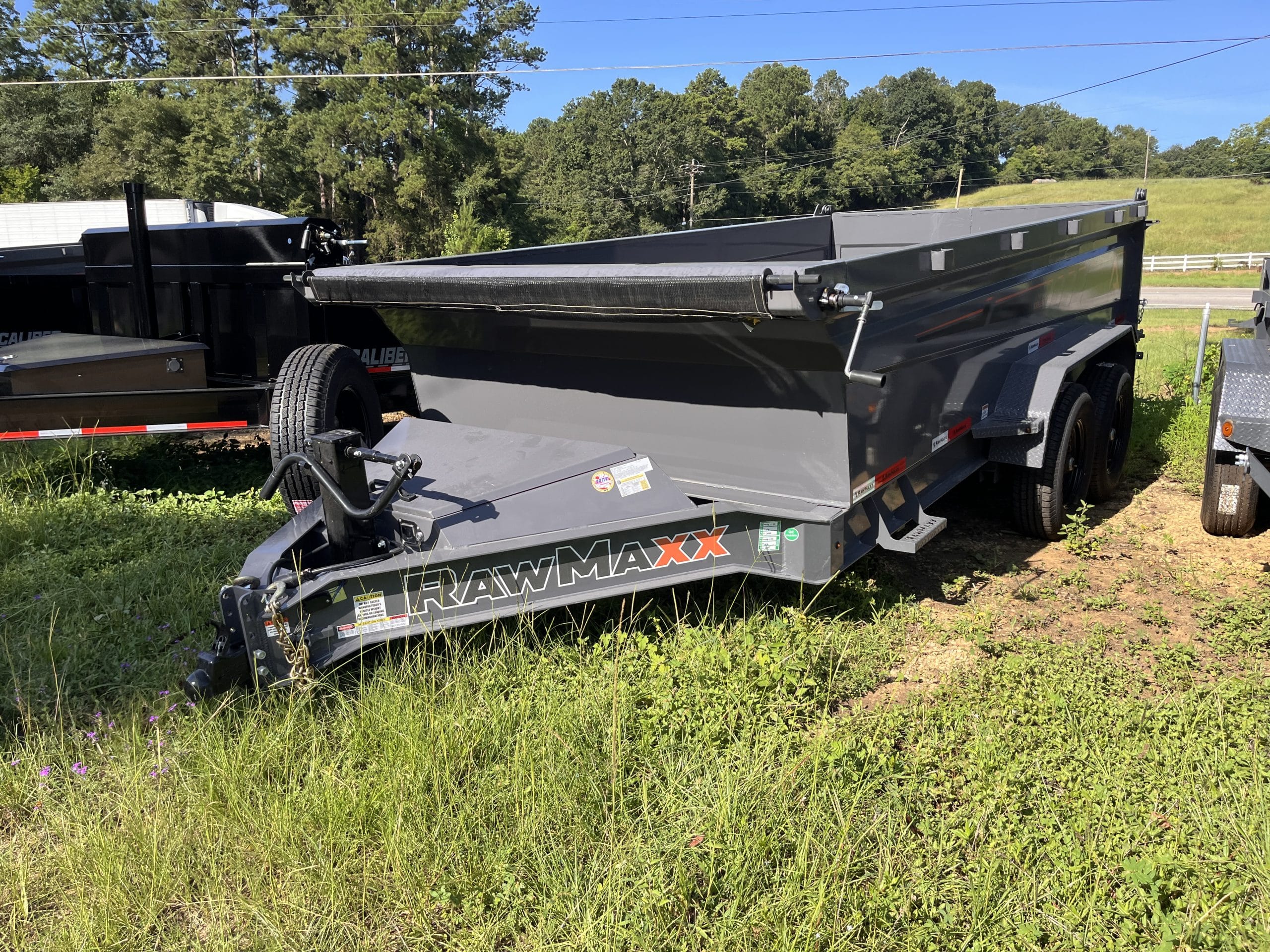 2025 Raw Maxx GDX Knight 14'x83" 14k 32" Sides Dump Trailer - Trailer World