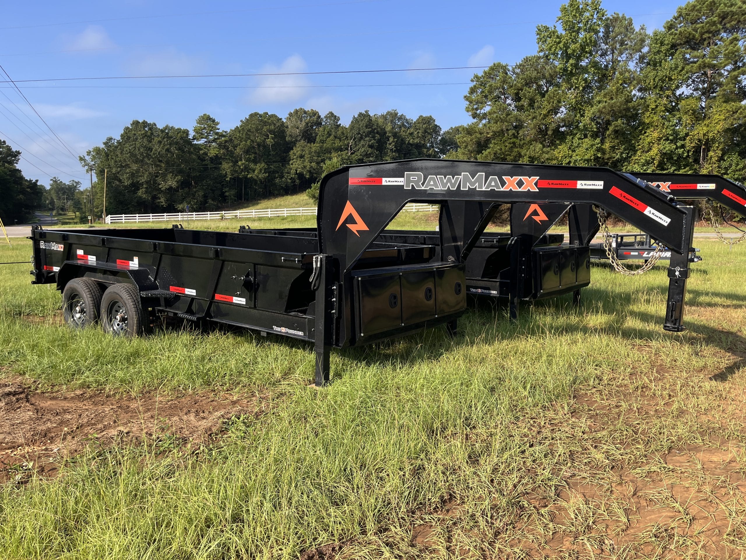 2025 Raw Maxx LPX 16'x83" 14k Hyd Jacks Gooseneck Dump Trailer ...