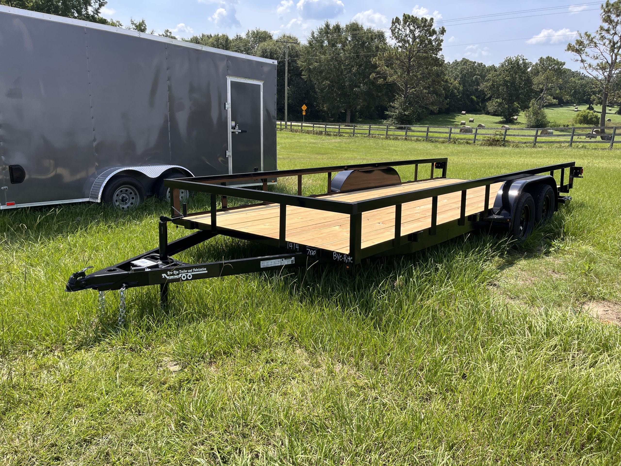 2025 Bye Rite 7'x16' 7k Wrapped Tongue w/ 2 Brake Axles Utility Trailer ...
