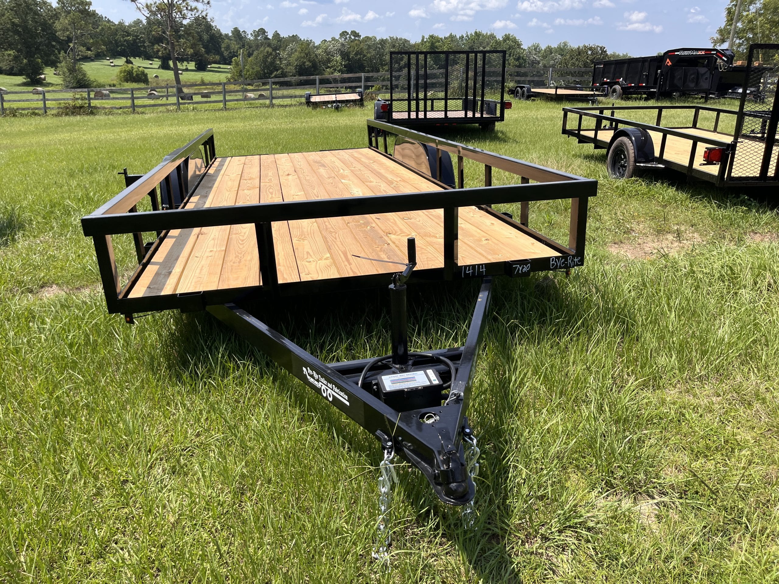 2025 Bye Rite 7'x16' 7k Wrapped Tongue w/ 2 Brake Axles Utility Trailer ...