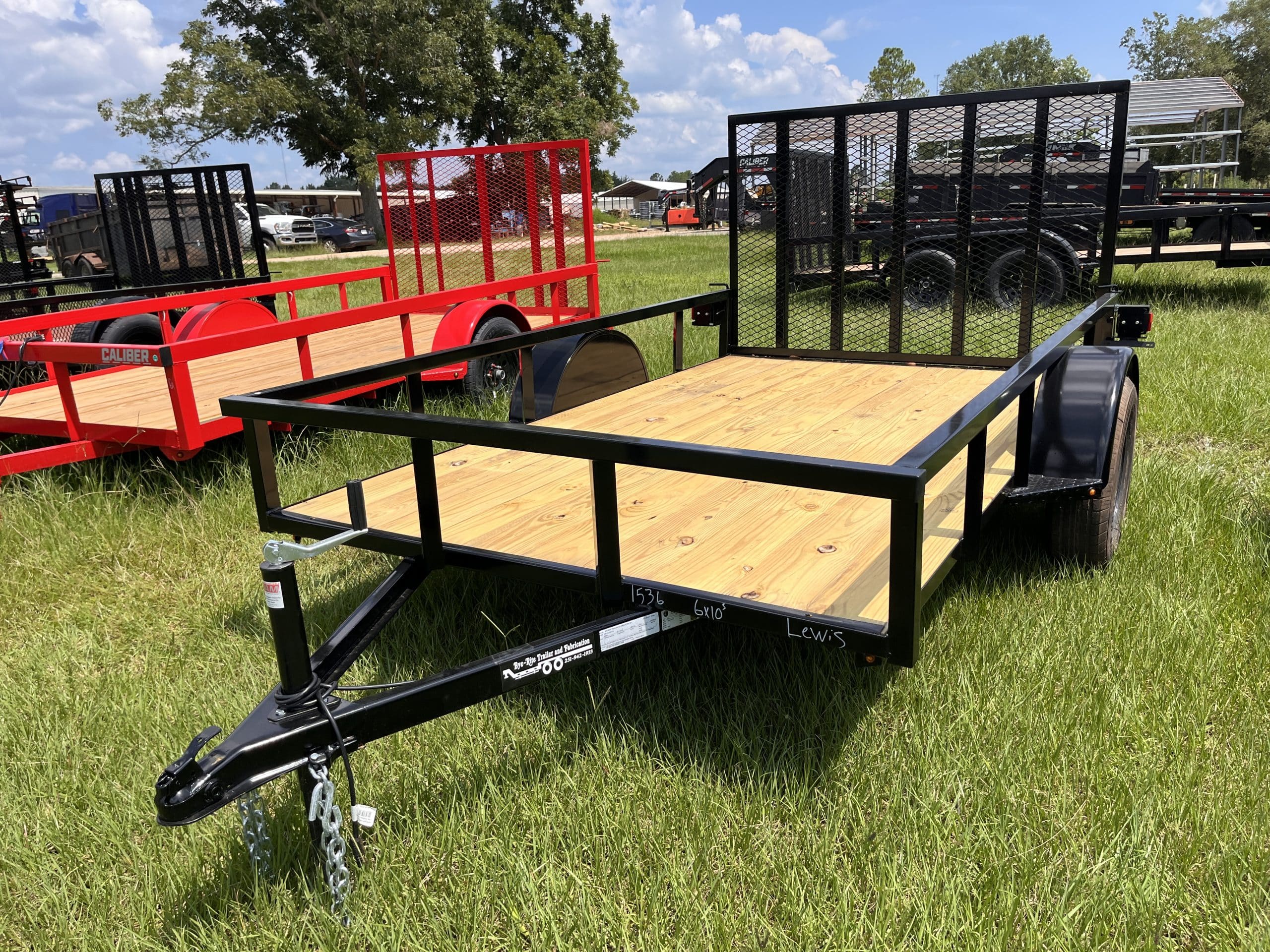 2025 Bye Rite 6'x10' 3k Tube Rail Utility Trailer - Trailer World