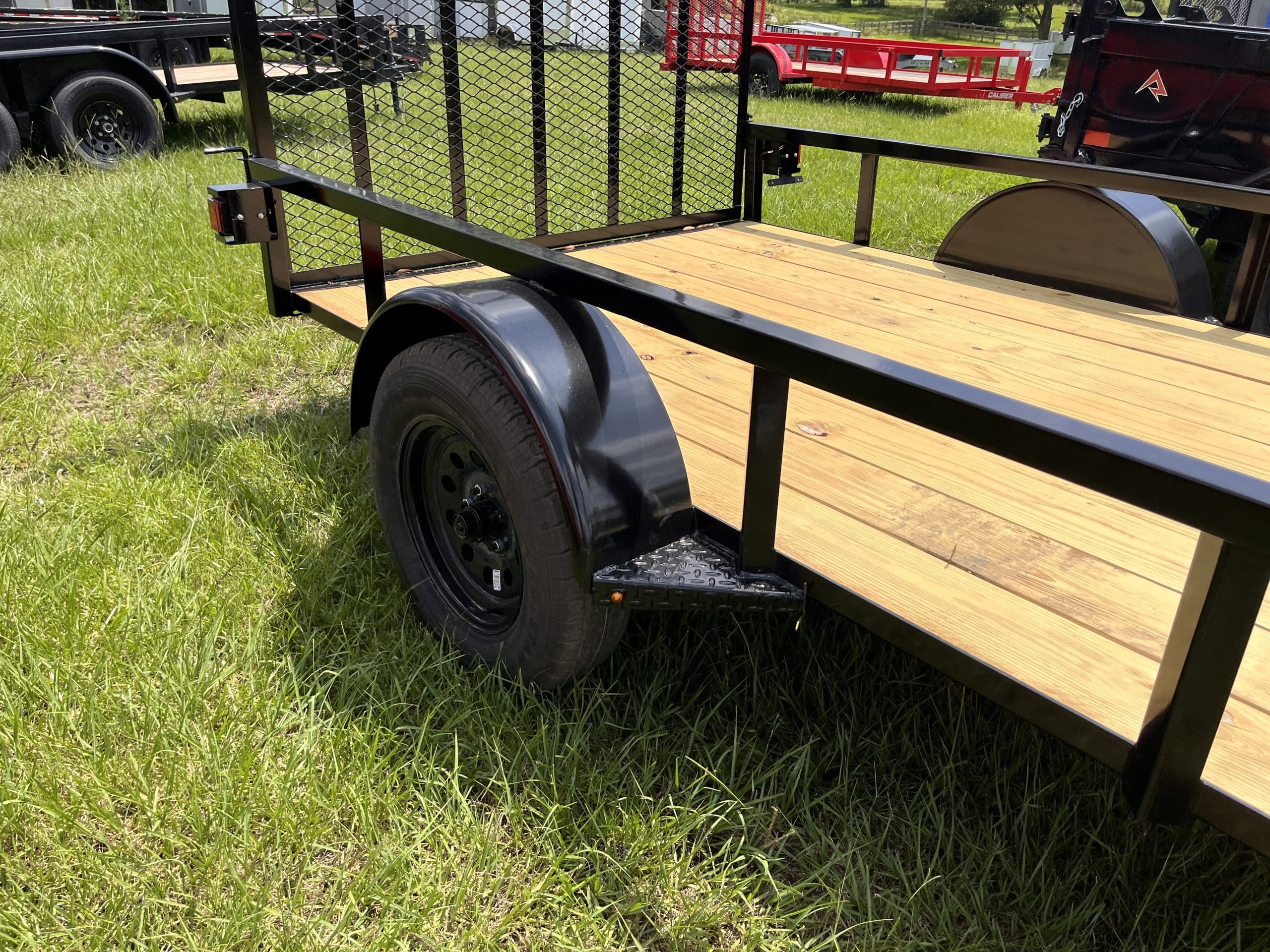 2025 Bye Rite 6'x10' 3k Tube Rail Utility Trailer - Trailer World