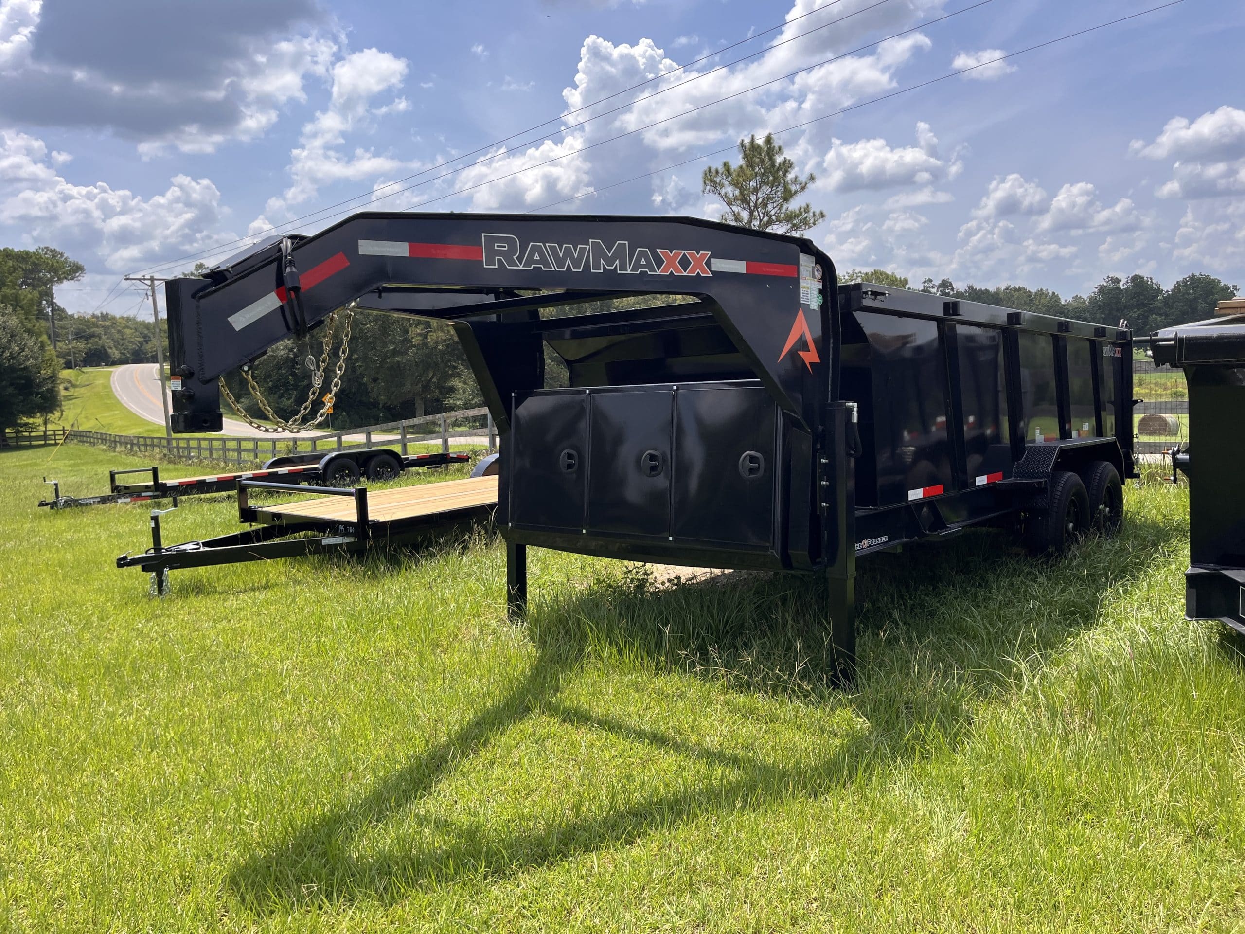 2025 Raw Maxx LPX 16'x83" 14k 44" Sides Hyd Jacks Gooseneck Dump ...