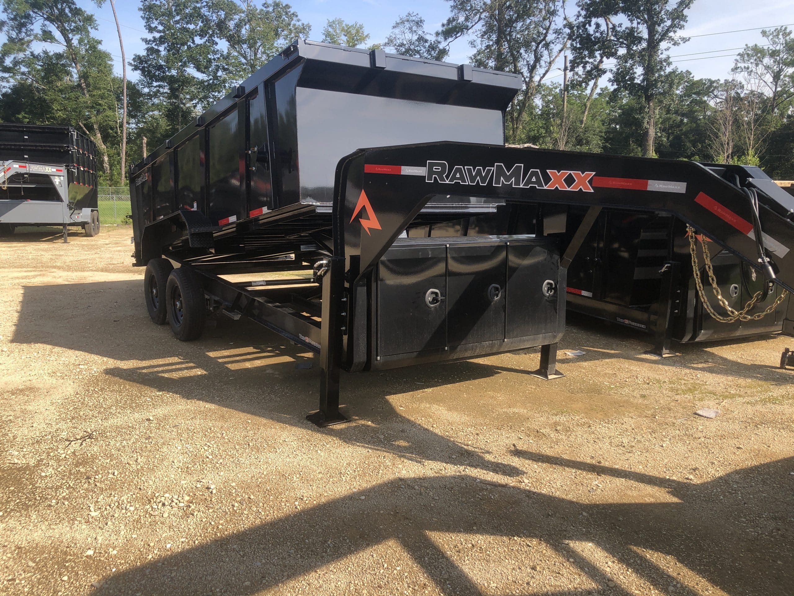 2025 Raw Maxx LPX 16'x83" 14k 44" Sides Hyd Jacks Gooseneck Dump ...
